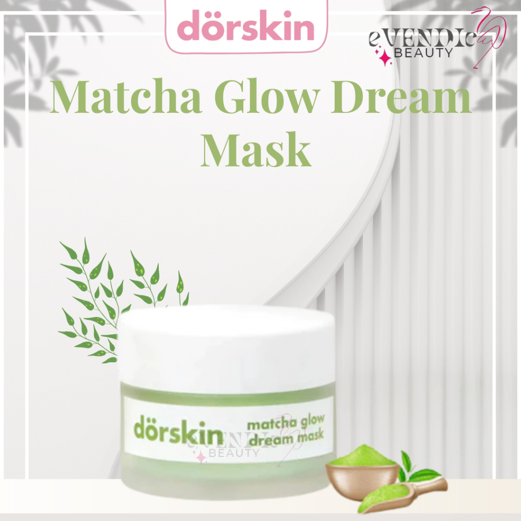 Jual Dorskin Matcha Glow Dream Sleeping Mask Brightening Masker ...