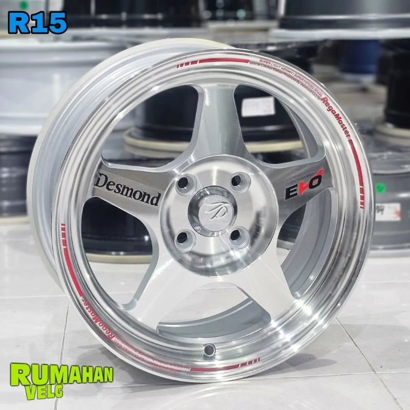 Jual velg racing mobil r15 SPOON EVO velg ring 15 cocok untuk mobil ...