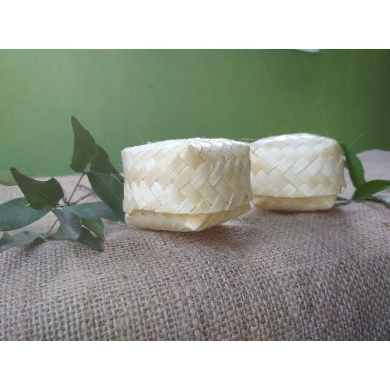 Jual besek bambu kotak mini kecil tempat akeseoris unik tradisional ...