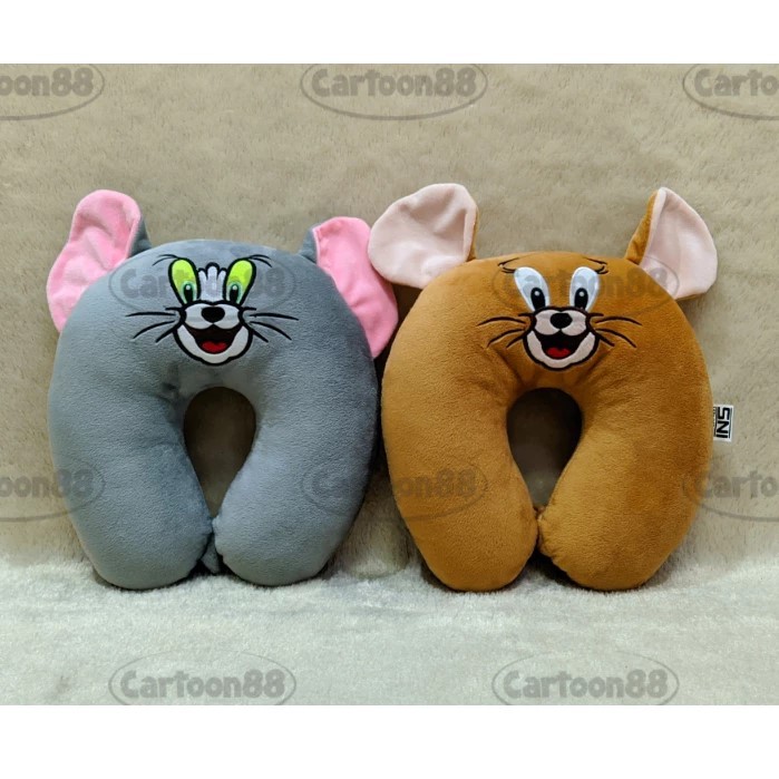 Jual Bantal Leher Kancing Tom & Jerry / Bantal Leher Tom & Jerry ...