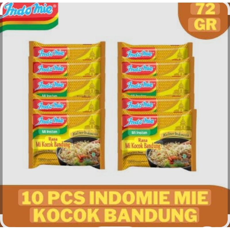 Jual INDOMIE KOCOK BANDUNG | 10 pcs | Shopee Indonesia