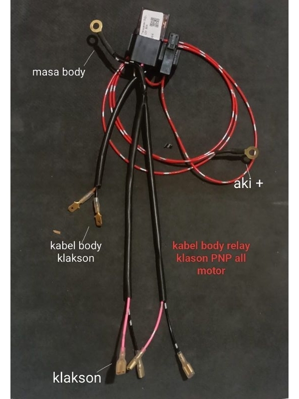 Jual kabel body set relay klakson pnp all motor buat klason denso/hella ...