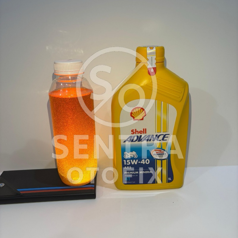Jual OLI MESIN SHELL ADVANCE AX5 OIL MOTOR SPORT 4T 15W-40 1L 1 LITER ...