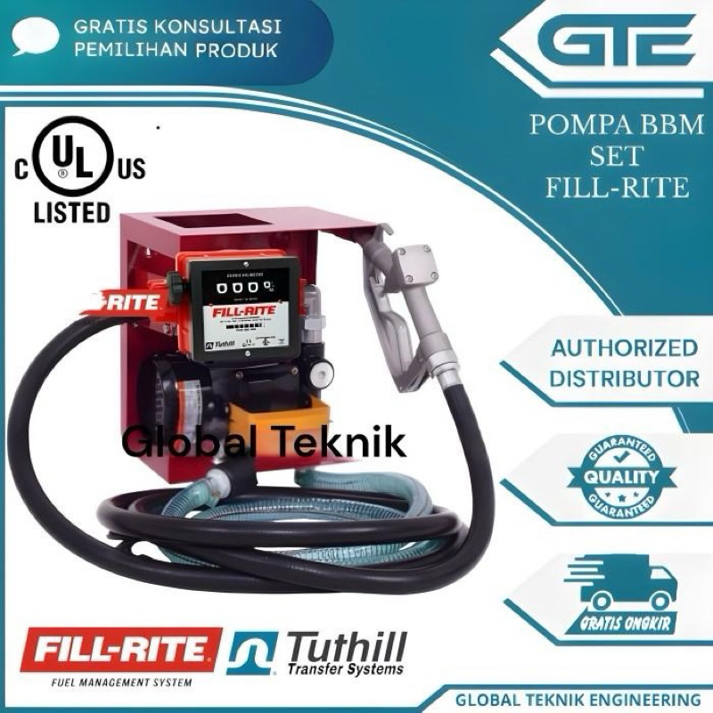 Jual FLOW METER FILL RITE SET YB60 LPM - POMPA TRANSFER BBM SOLAR 1 SET ...