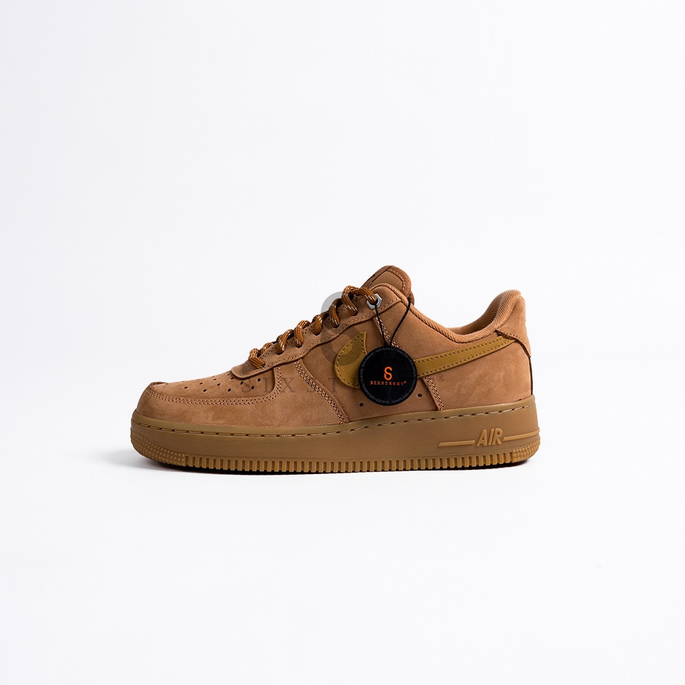 Jual AIR FORCE 1 Low WB Flax Wheat Gum Light Brown W FZ7372200 | Shopee ...