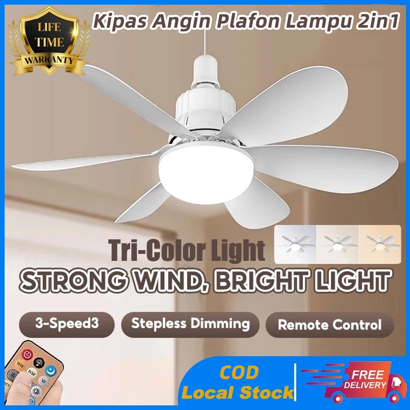 Jual Kipas angin plafon lampu 2in1 Lampu kipas langit-langit ...
