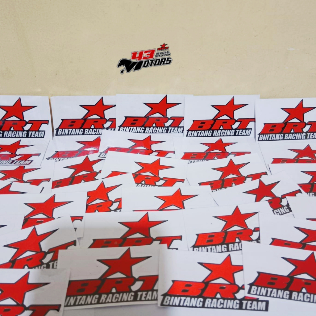 Jual STIKER ASLI BRT (BINTANG RACING TEAM) | Shopee Indonesia