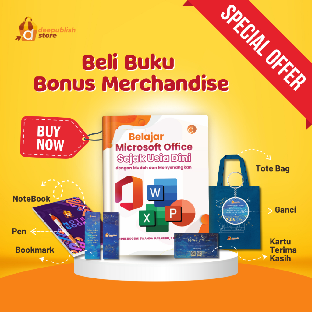 Jual (PENAWARAN SPESIAL) Deepublish - Belajar Microsoft Office Sejak Usia Dini dengan Mudah ...