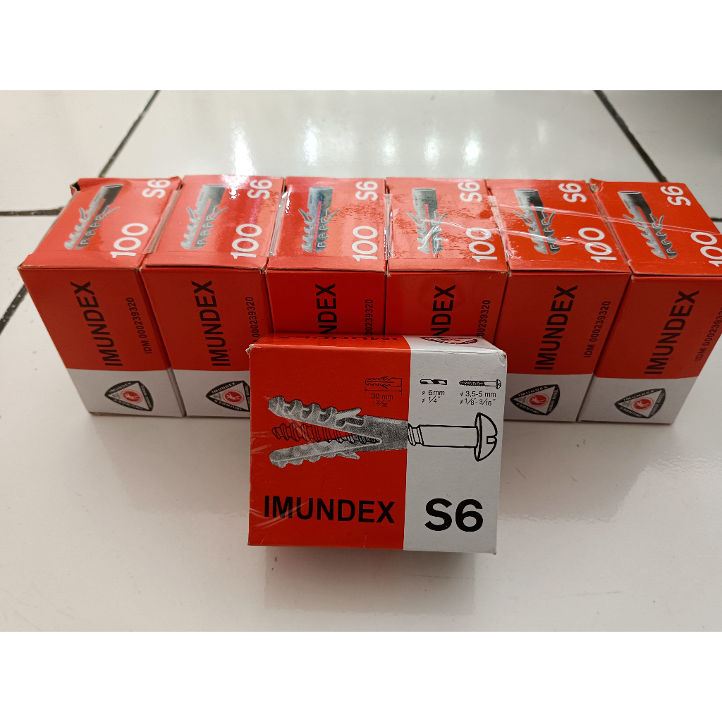 Jual Fisher Fischer Viser IMUNDEX S6 S8 Sekrup Baut Tanam Lubang dinding | Shopee Indonesia