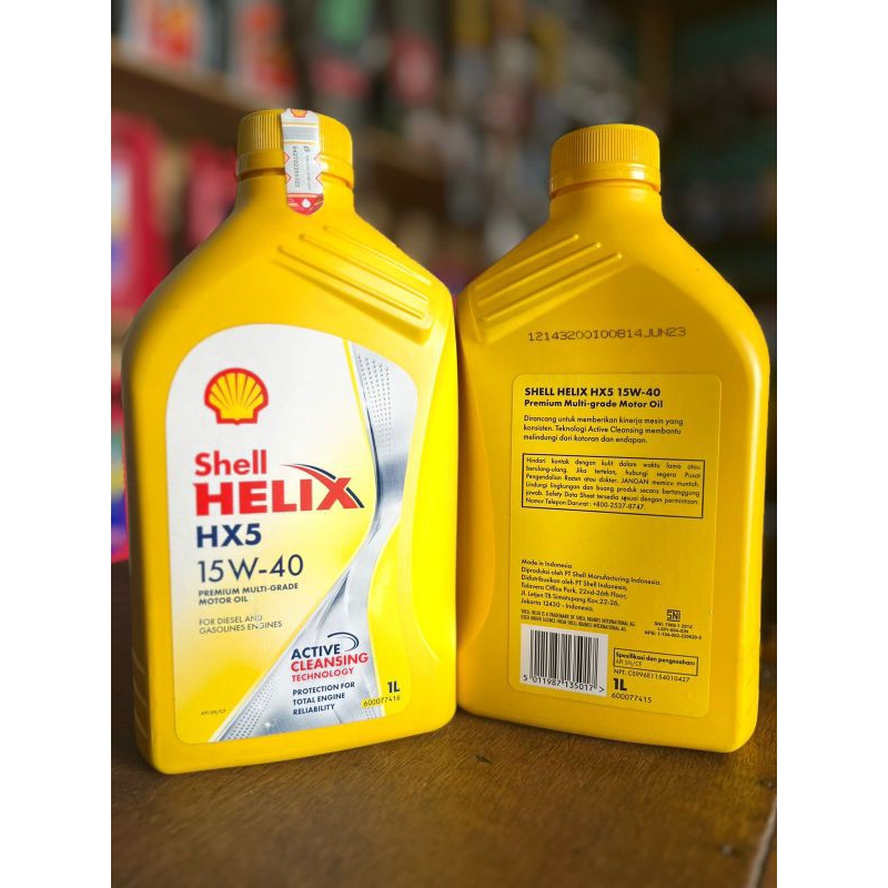 Jual OLI SHELL HELIX HX 5 1L | Shopee Indonesia