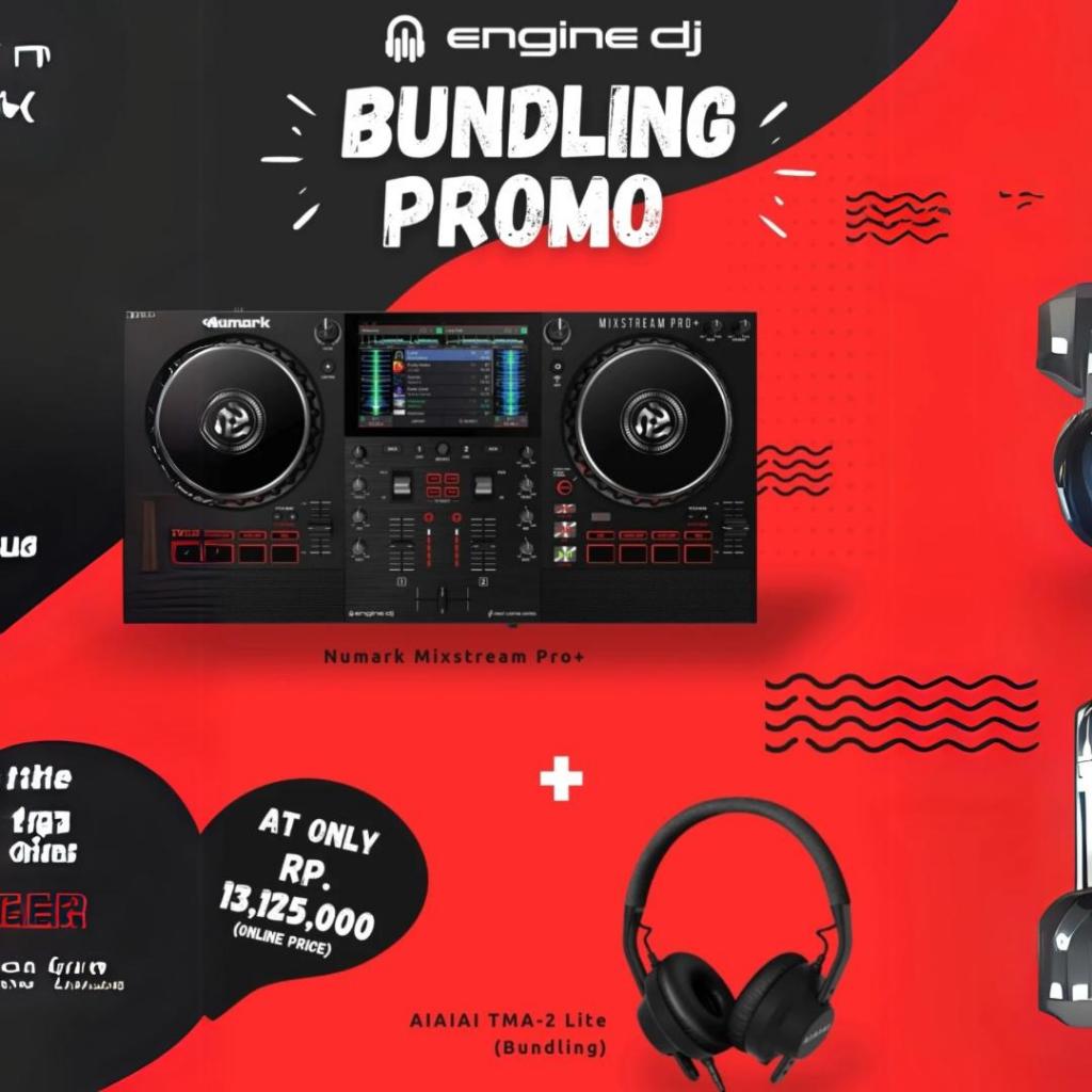 Jual Numark Mixstream Pro+ Standalone DJ Controller Mixtream-pro + Alat ...
