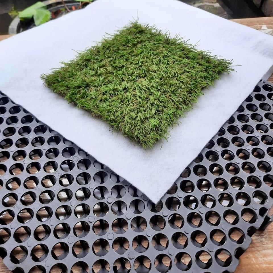 Jual Alas Batu Taman Lapisan Penutup Taman Ukuran 1m x 1m Geotextile ...