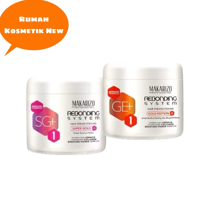 Jual Makarizo Professional Rebonding System Cream Pelurus Rambut Step1 ...