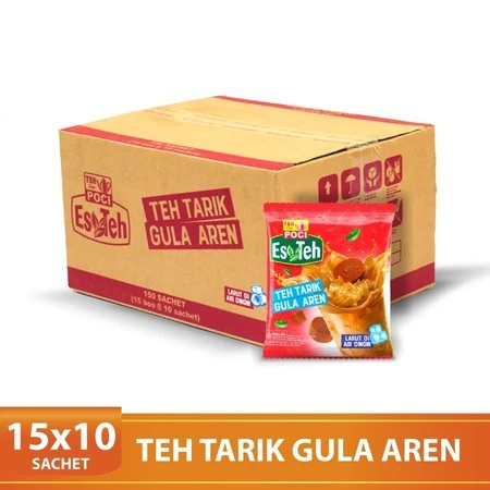 Jual Es teh Poci Gula Aren Carton Pack (1 karton isi 15 renteng ...