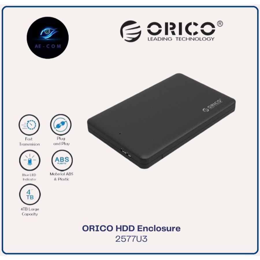 Jual Orico HDD Enclosure 2577U3 / Case External Hardisk 2.5" / USB 3.0 ...