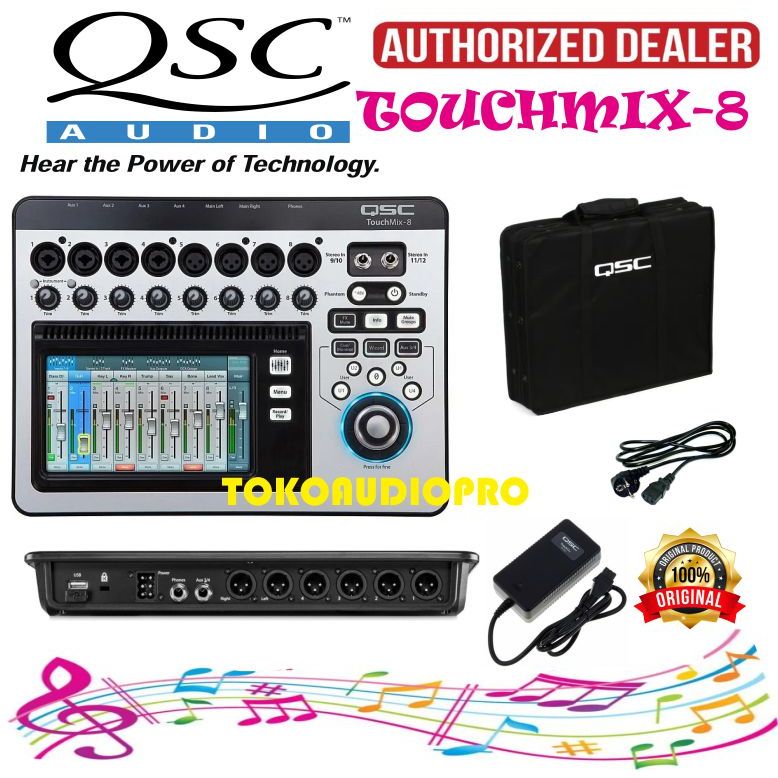 Jual Mixer QSC TouchMix8 Pro 14-Channel Compact Digital Mixer TouchMix ...