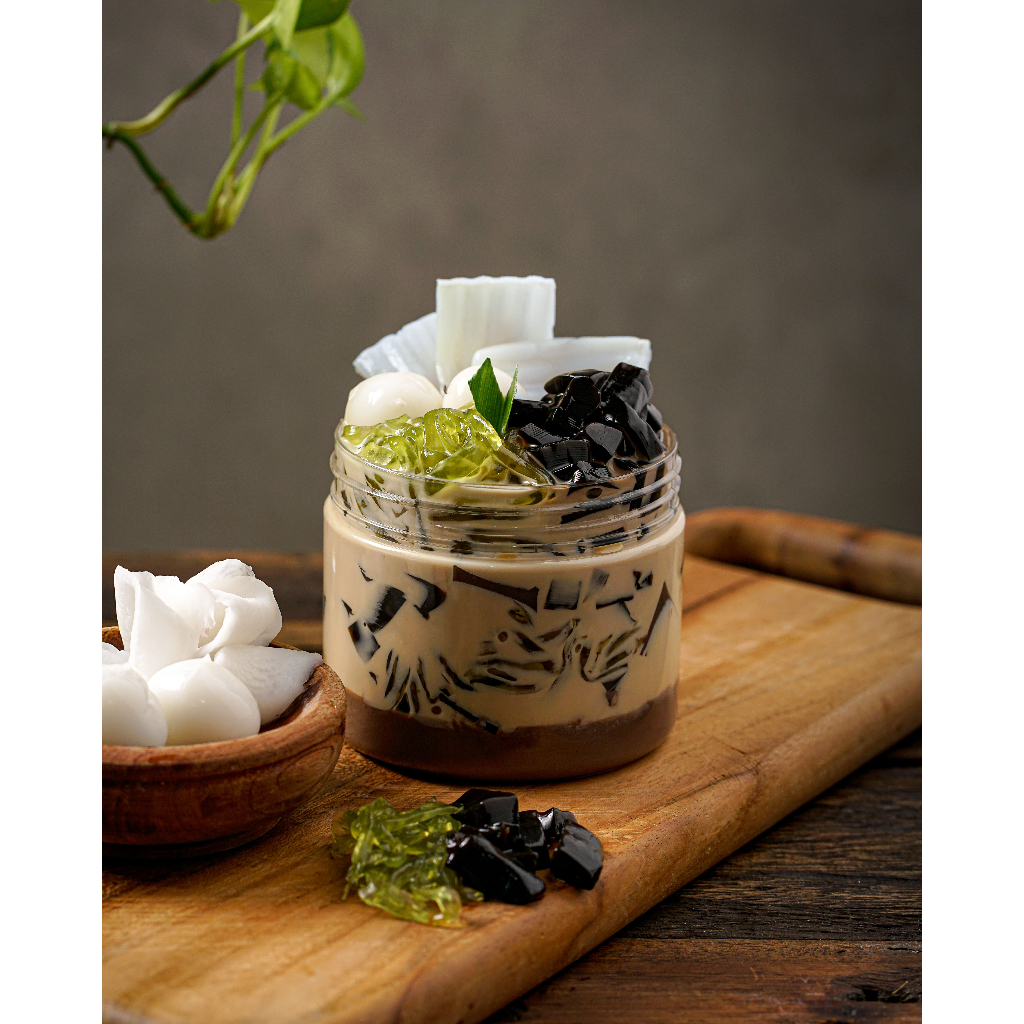 Jual Pudding Drink Cincau / Dessert Jar Cincau / PO H-1 Fresh Setiap ...