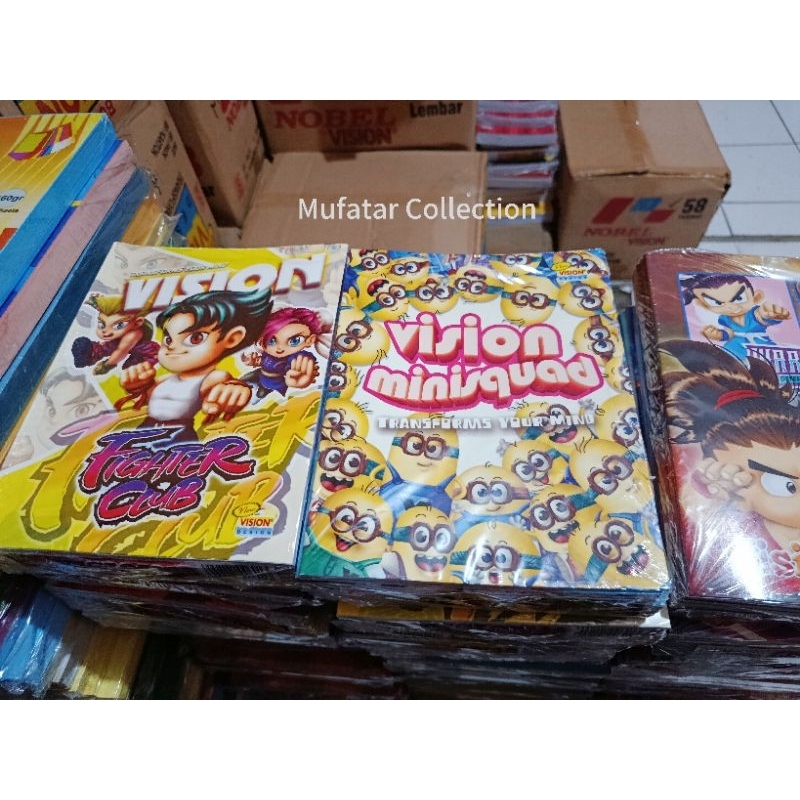 Jual Buku tulis Vision 38 Lembar/Buku vision 1pak/1pak 10buku/38 Lembar ...