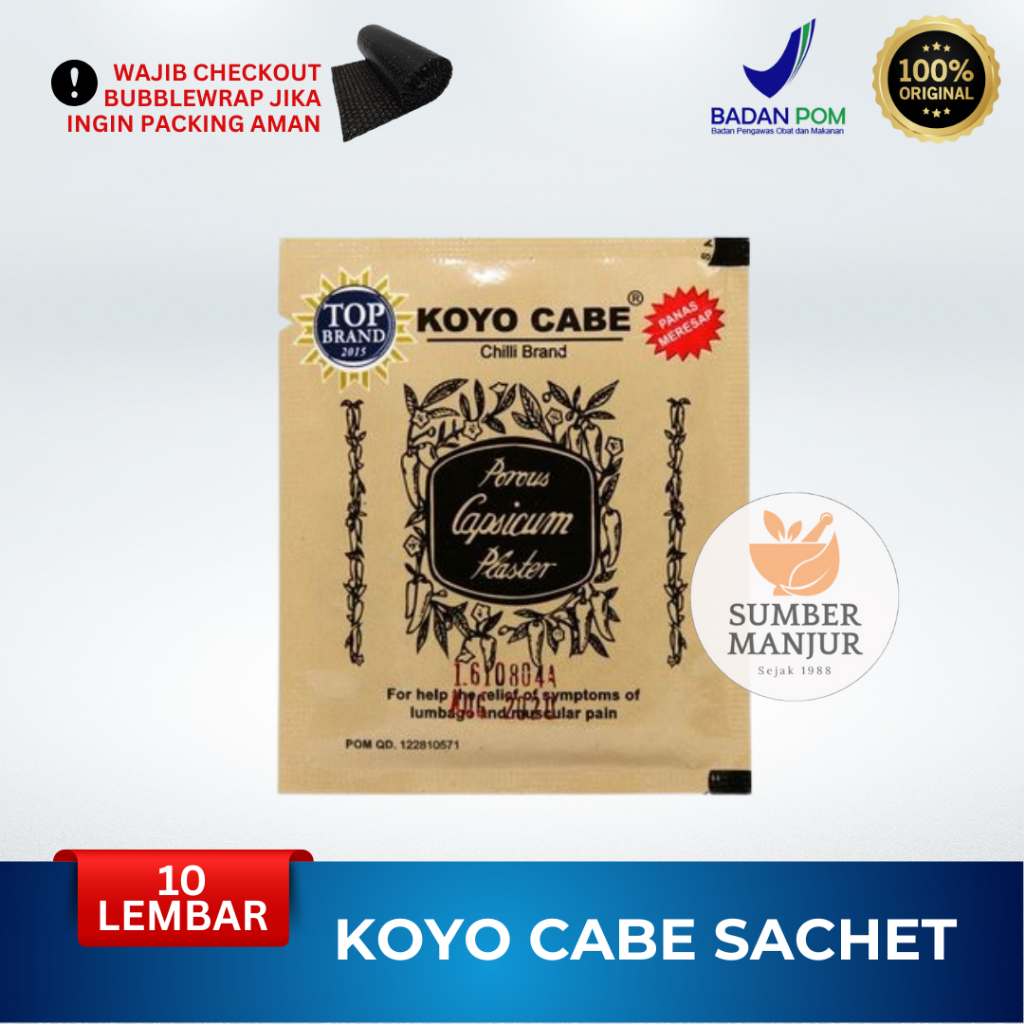 Jual KOYO CABE / SACHET 10 LBR | Shopee Indonesia