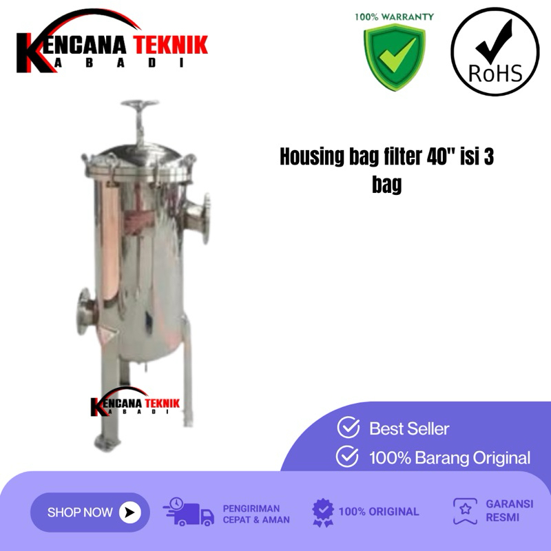 Jual Housing bag filter 40" isi 3 bag | Shopee Indonesia