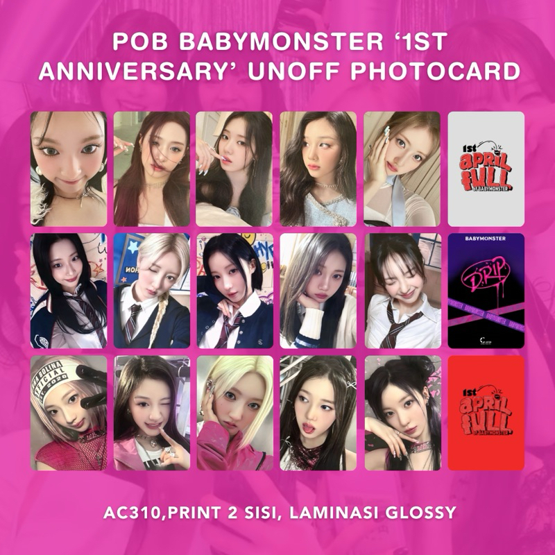 Jual POB BABYMONSTER ‘ERA I : FIRST ANNIVERSARY PHOTOBOOK’ UNOFFICIAL ...