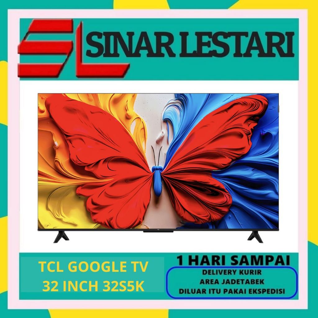 Jual TCL 32S5K GOOGLE TV QLED 32 INCH HD HDR 10 NEW 2025 | Shopee Indonesia