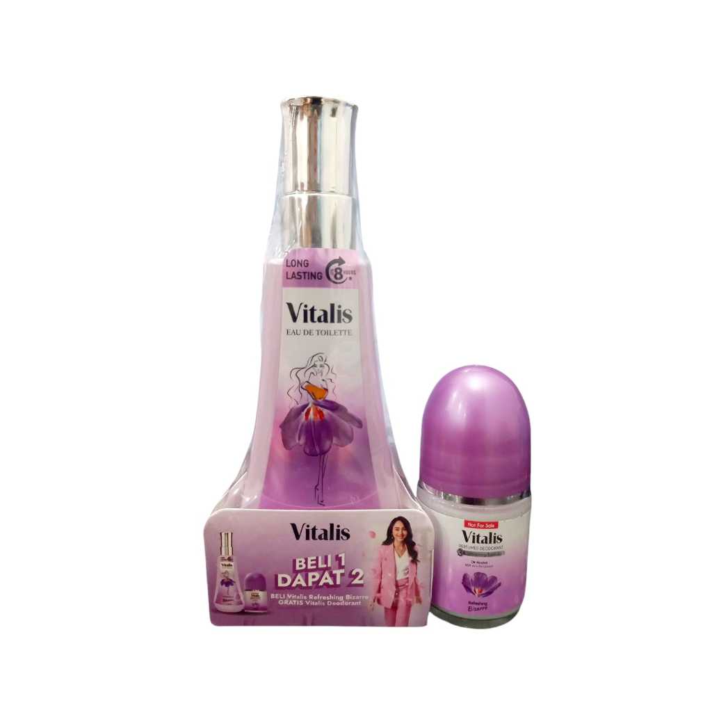 Jual PROMO BANDED Vitalis Body Scent Bizarre 120ML FREE Bizarre ...