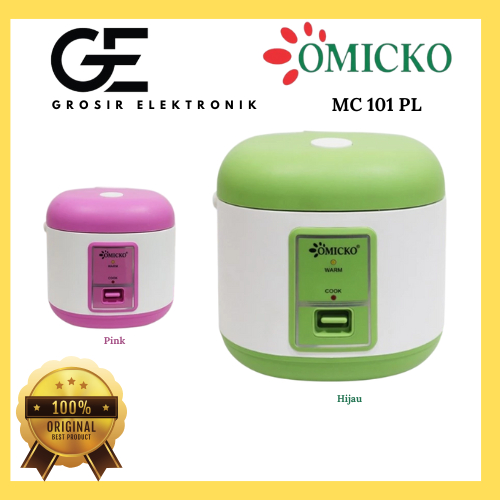 Jual RICE COOKER OMICKO 1.2 LITER MC 101 PL 3IN1 | Shopee Indonesia
