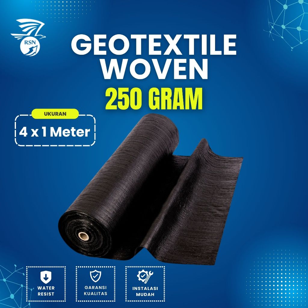 Jual Geotextile Woven 250gr Ukuran per 4 Meter x 1 Meter | Shopee Indonesia