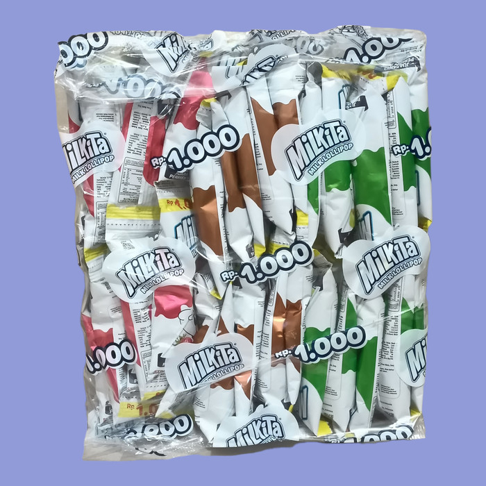Jual Permen Milkita Lollipop / Tangkai 1 Pack isi 30 Pcs | Shopee Indonesia