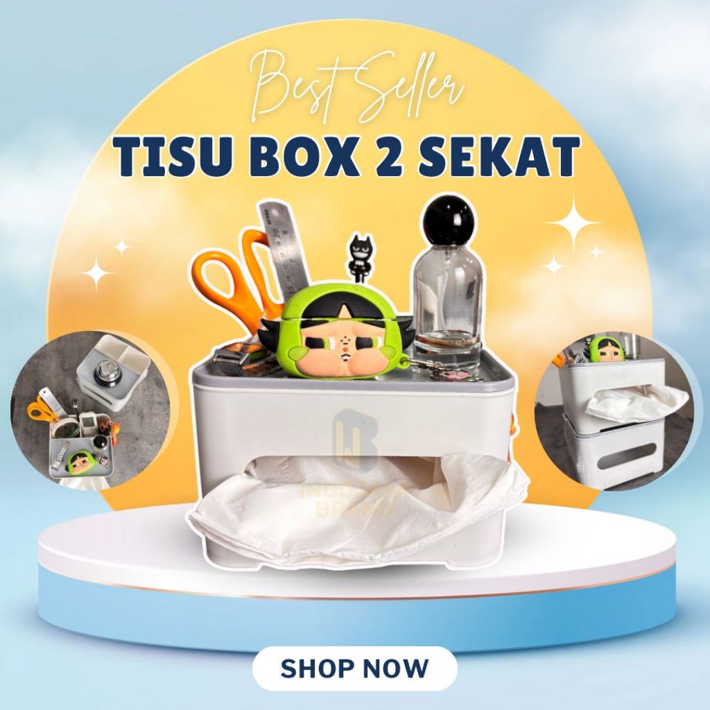 Jual Tempat Tisu Rak Kosmetik Cantik Rak Make Up Stationary Rak Dapur ...