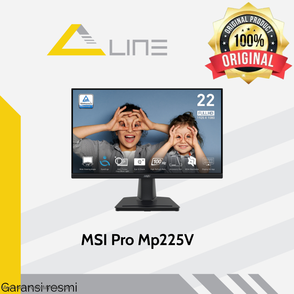 Jual Monitor MSI LED PRO MP225V - Full HD 22" Inch | Shopee Indonesia