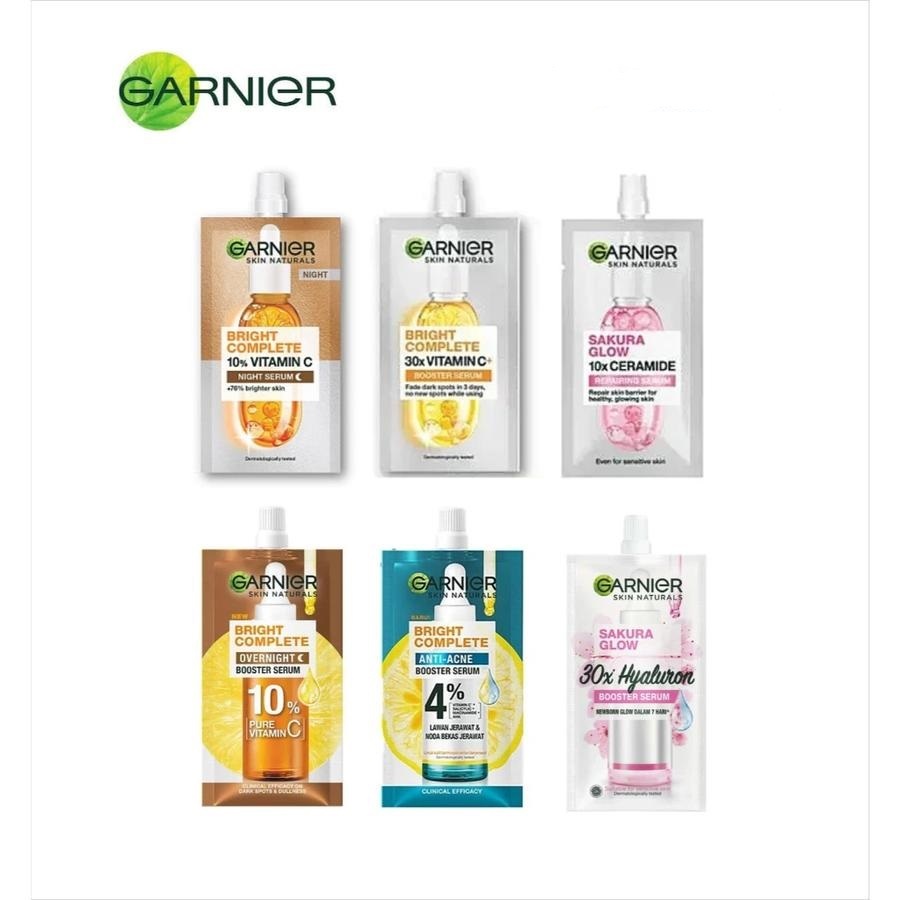 Jual Garnier Sachet Serum 1,5 ml / 5,5 ml / 7,5 ml Travel Size - Varian ...