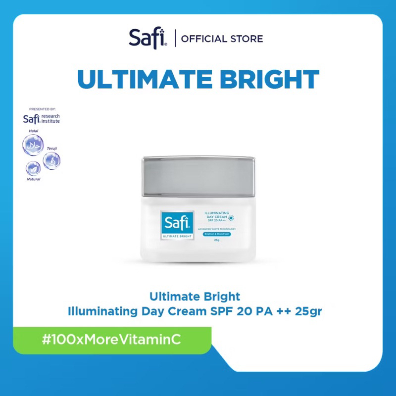 Jual SAFI DAY CREAM ULTIMATE BRIGHT 25G | Shopee Indonesia