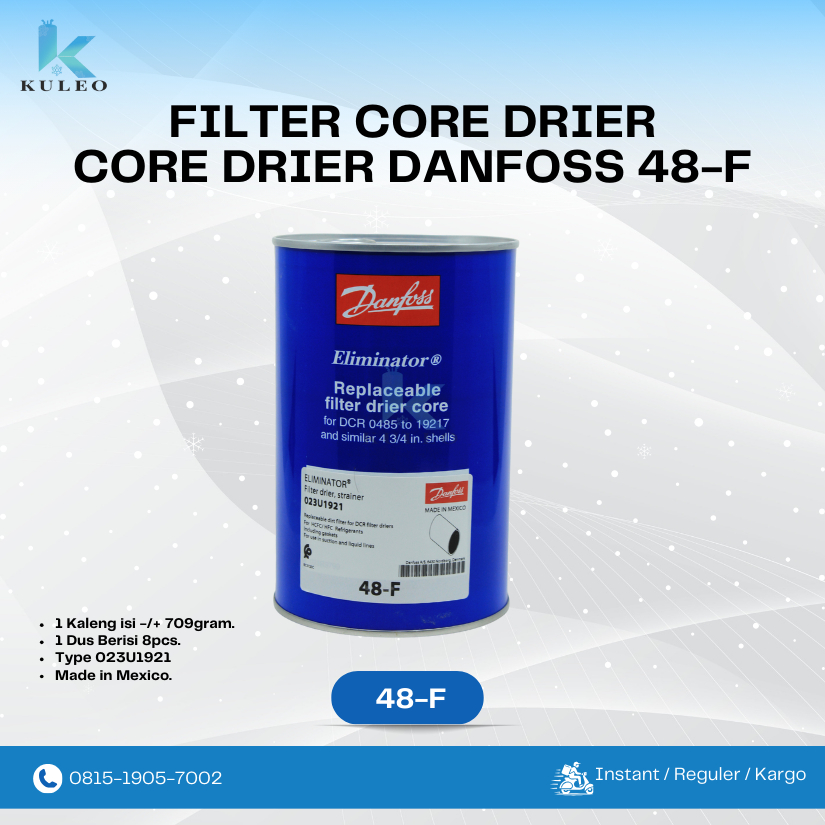 Jual Filter Core Dryer Danfoss 48F / core drier 48f | Shopee Indonesia