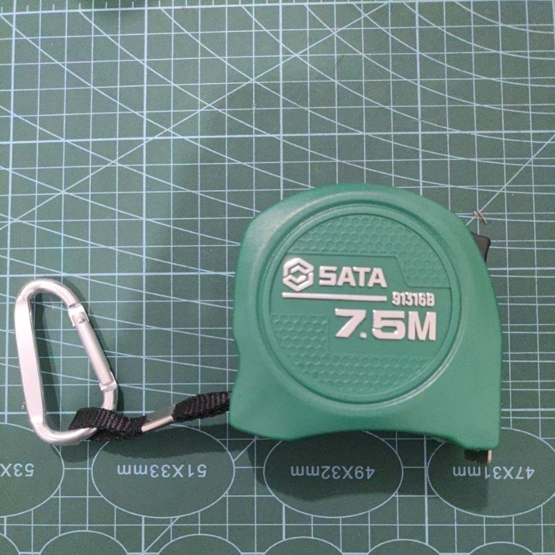 Jual SATA 91316B Meteran 7.5 Meter x 25 mm Standar Japan JIS 1 Tape ...