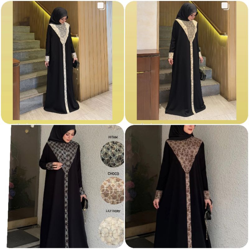 Jual HUDA ABAYA NADEEA ORIGINAL 100% | Shopee Indonesia