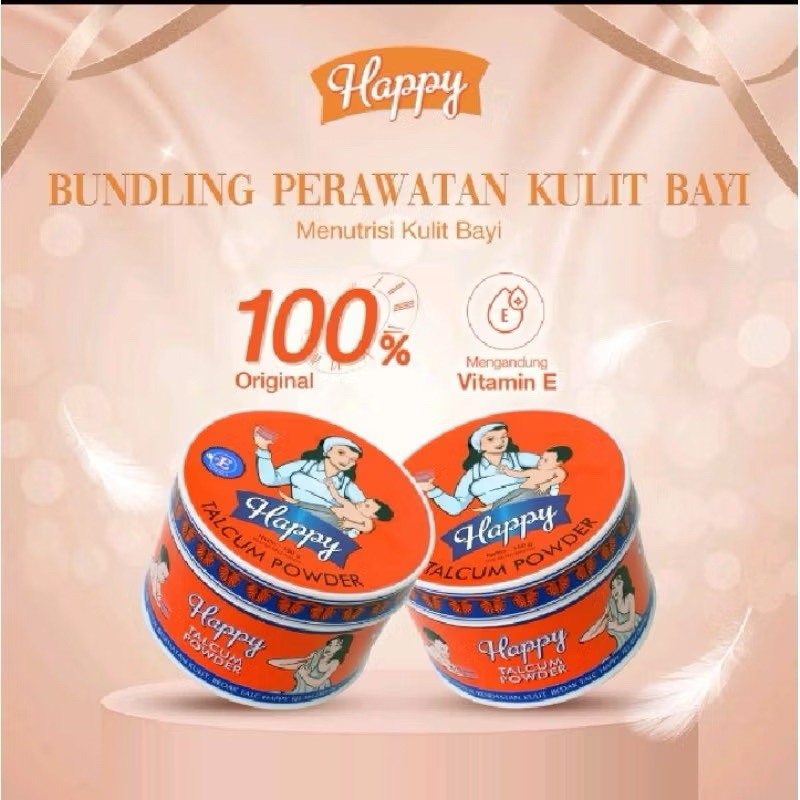 Jual HAPPY TALCUM POWDER | Shopee Indonesia