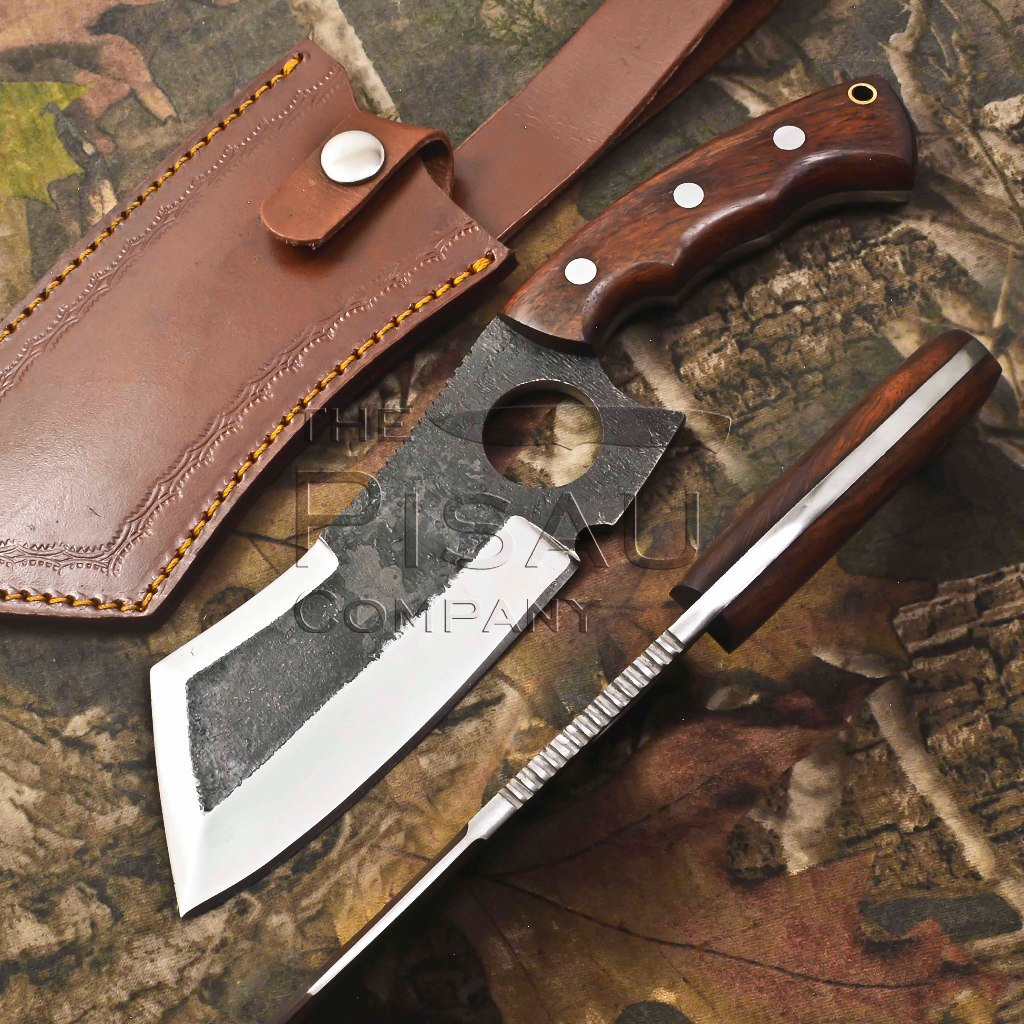 Jual Pisau Chopper High Carbon Handmade dengan Sarung | Cleaver Chopper ...