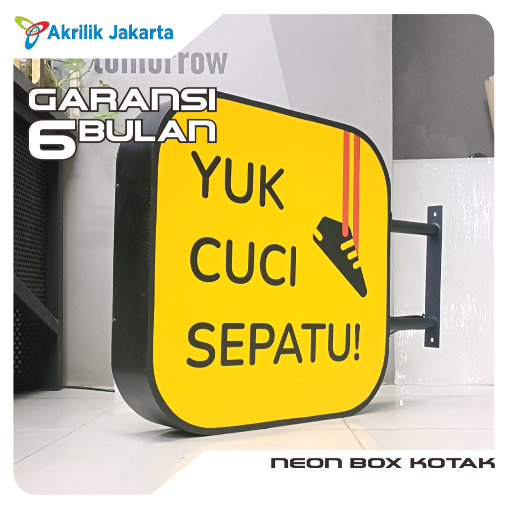 Jual Neon box outdoor frame aluminium kokoh tahan karat | Kotak ukuran ...