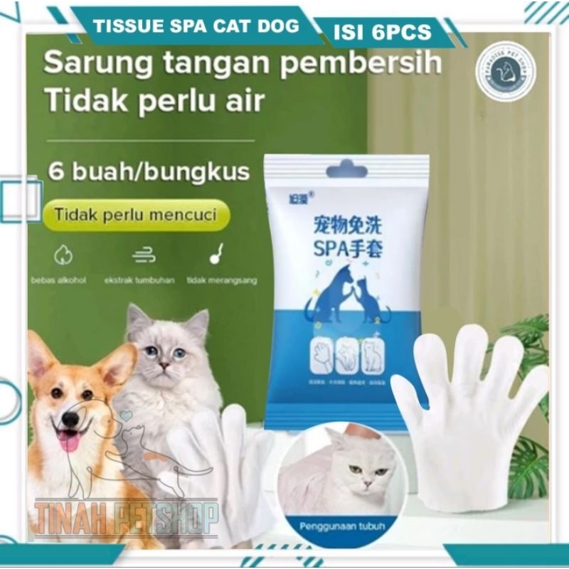 Jual TISSUE SPA BENTUK SARUNG TANGAN / Wet wipes spa gloves sarung ...