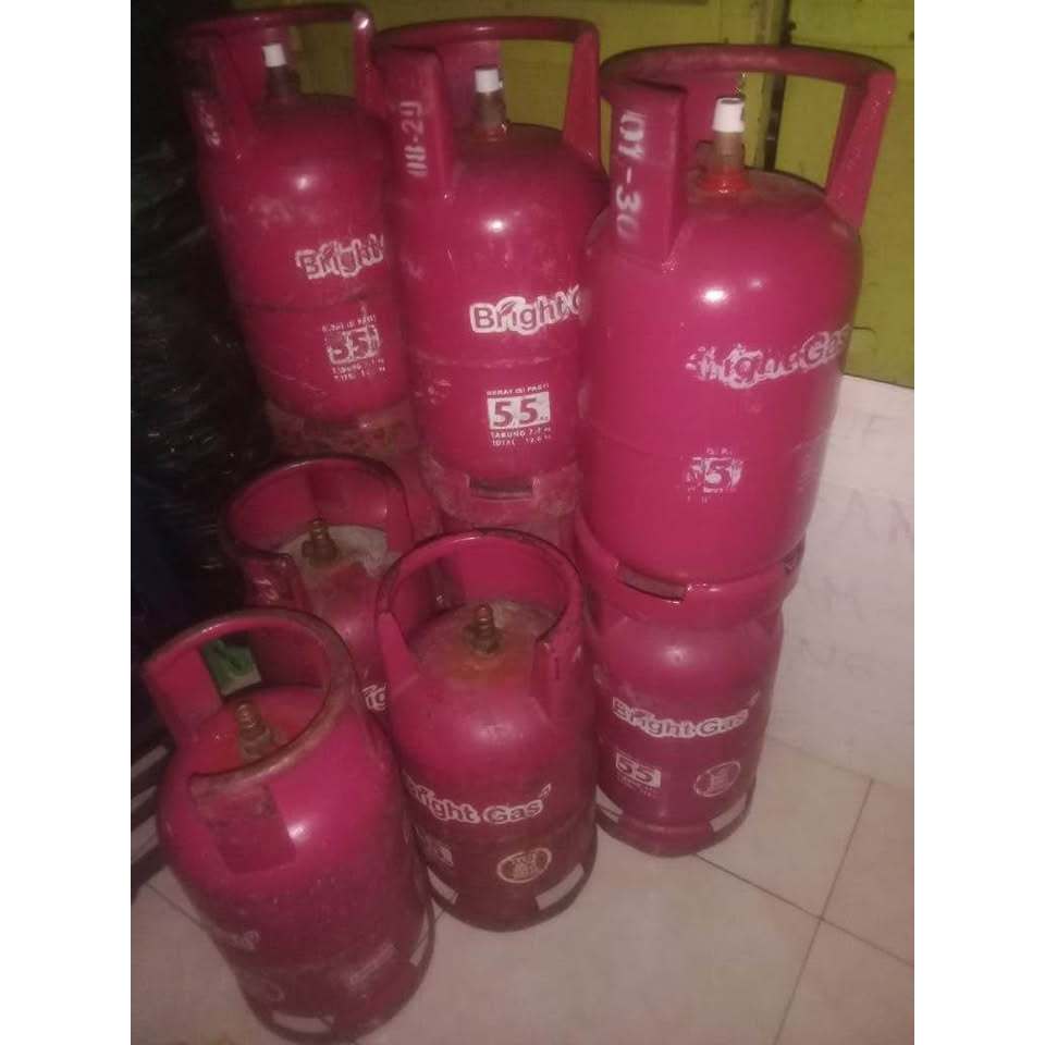 Jual Tabung Bright Gas 5,5 kg | Tabung Gas 5,5 kg isi dan kosong | Shopee Indonesia