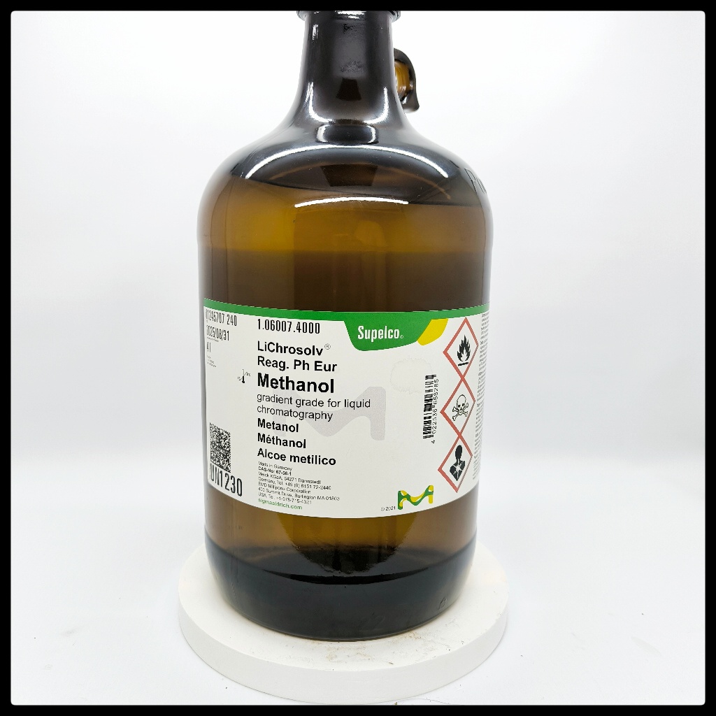 Jual METHANOL HPLC 4 LT MERCK 106007 / METANOL HPLC | Shopee Indonesia