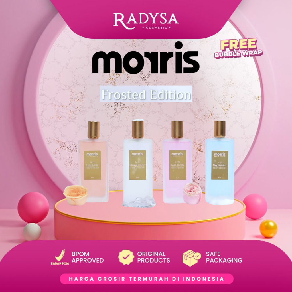 Jual 𝐑𝐀𝐃𝐘𝐒𝐀 - MORRIS Eau De Parfume Frosted Edition 100ml | Love Elixir ...
