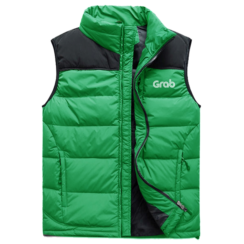 Jual Vest Rompi Grab | Rompi Outdoor Grab Kasual | Rompi Motor | Jaket ...