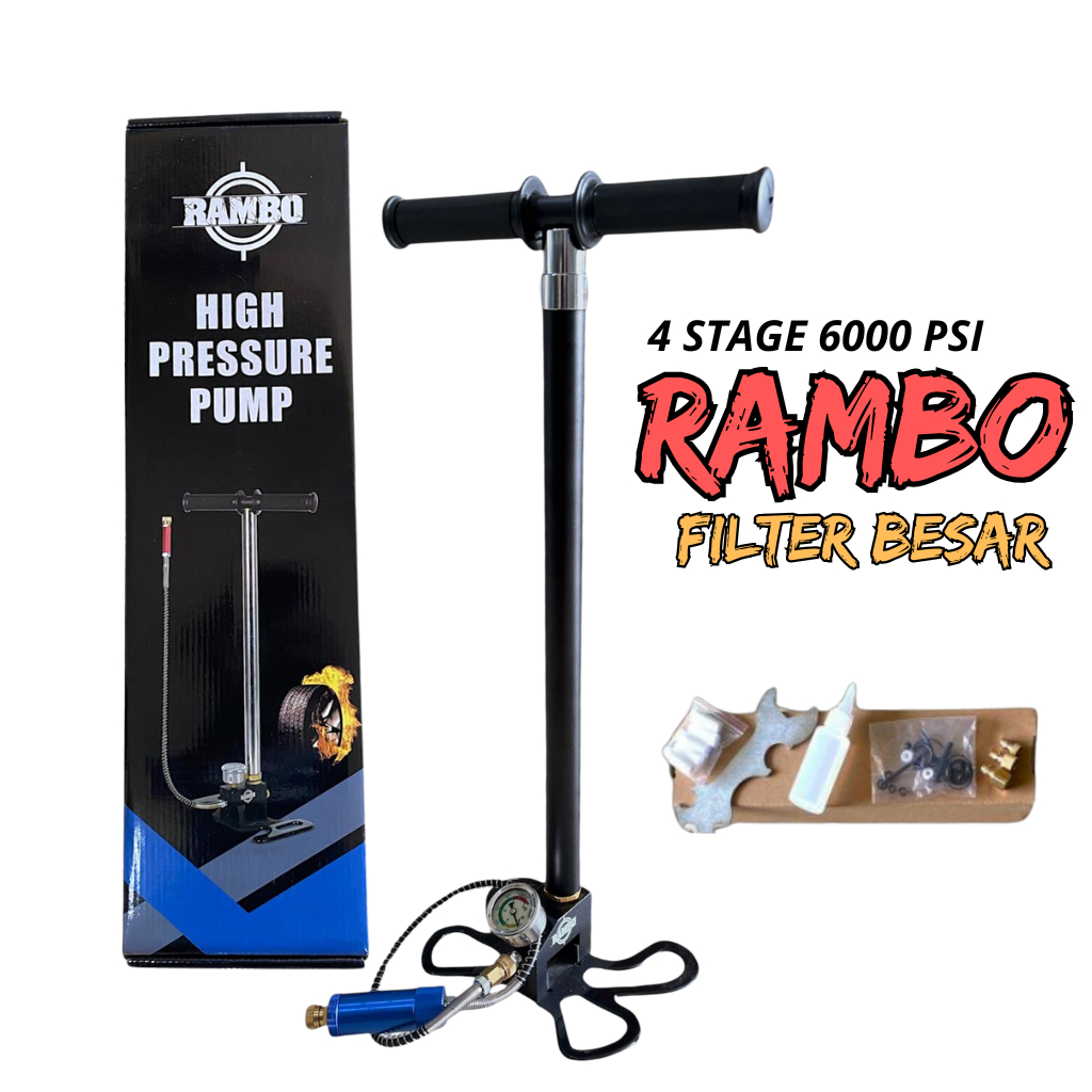 Jual pompa 4 stage RAMBO High Pressure Pump Filter Besar | Shopee Indonesia