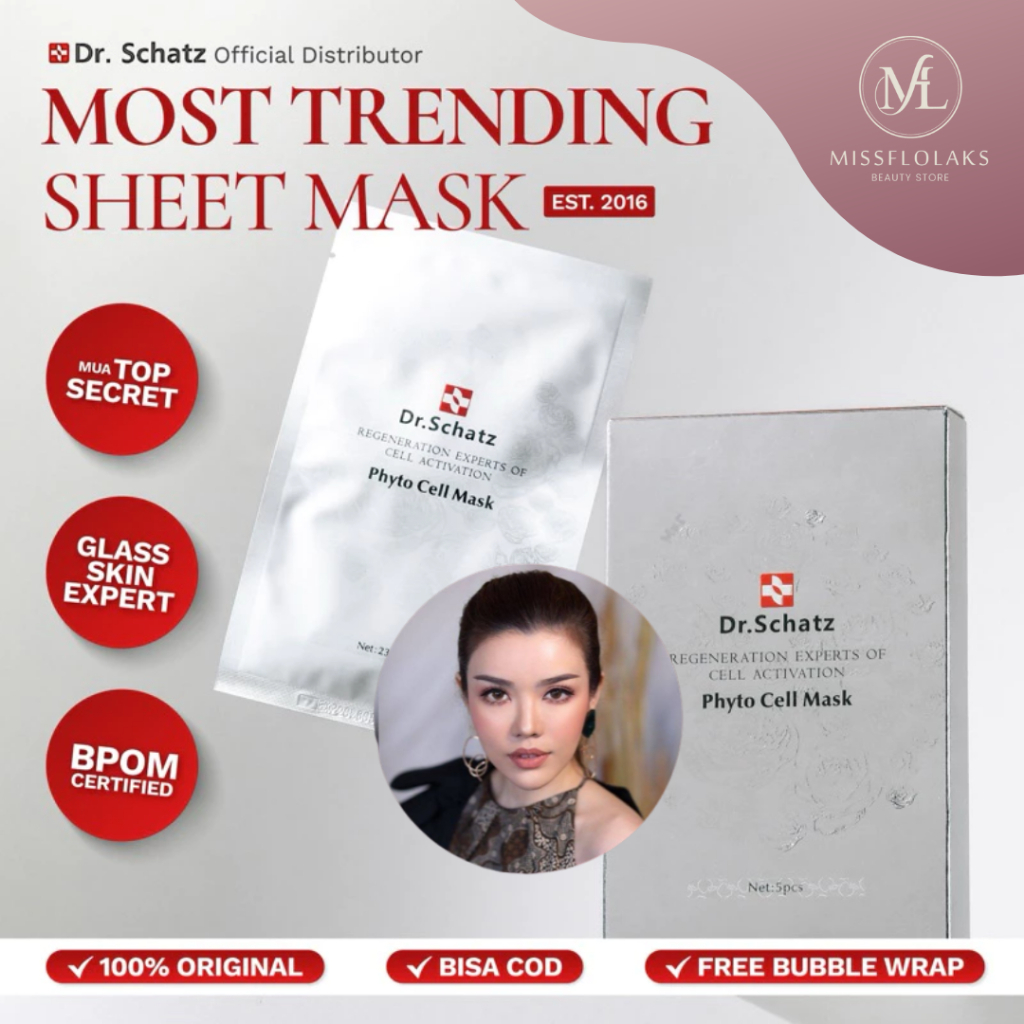 Jual DR. SCHATZ - Dr Schatz Phyto Cell Mask / Masker Wajah Viral - Missflolaks | Shopee Indonesia