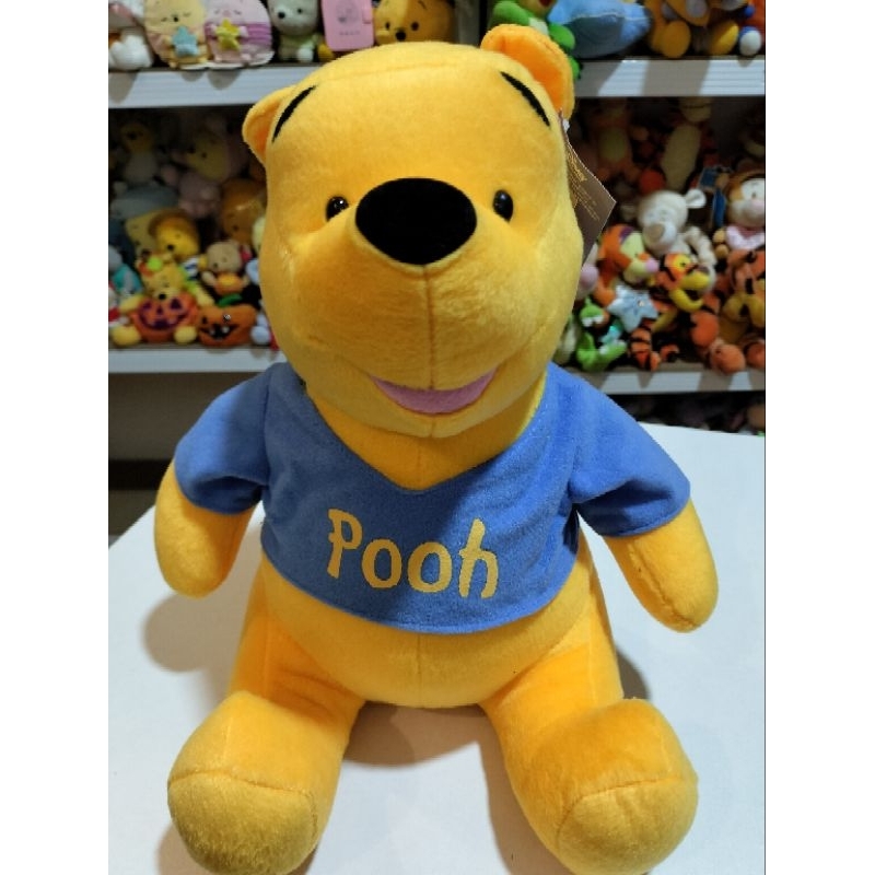 Jual Boneka pooh / Winnie the Pooh pakai baju biru dan merah brand ...