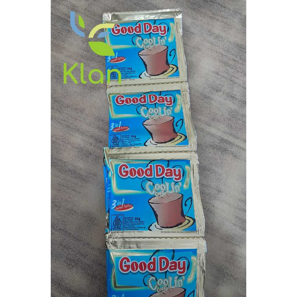 Jual GOOD DAY COOLIN COFFEE 20GR / GOOD DAY SACHET/ GODDAI/GOODDAY ...