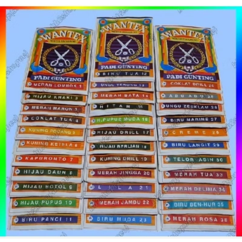 Jual Wantex, Wenter,Sumbo,Pewarna Pakain | Shopee Indonesia